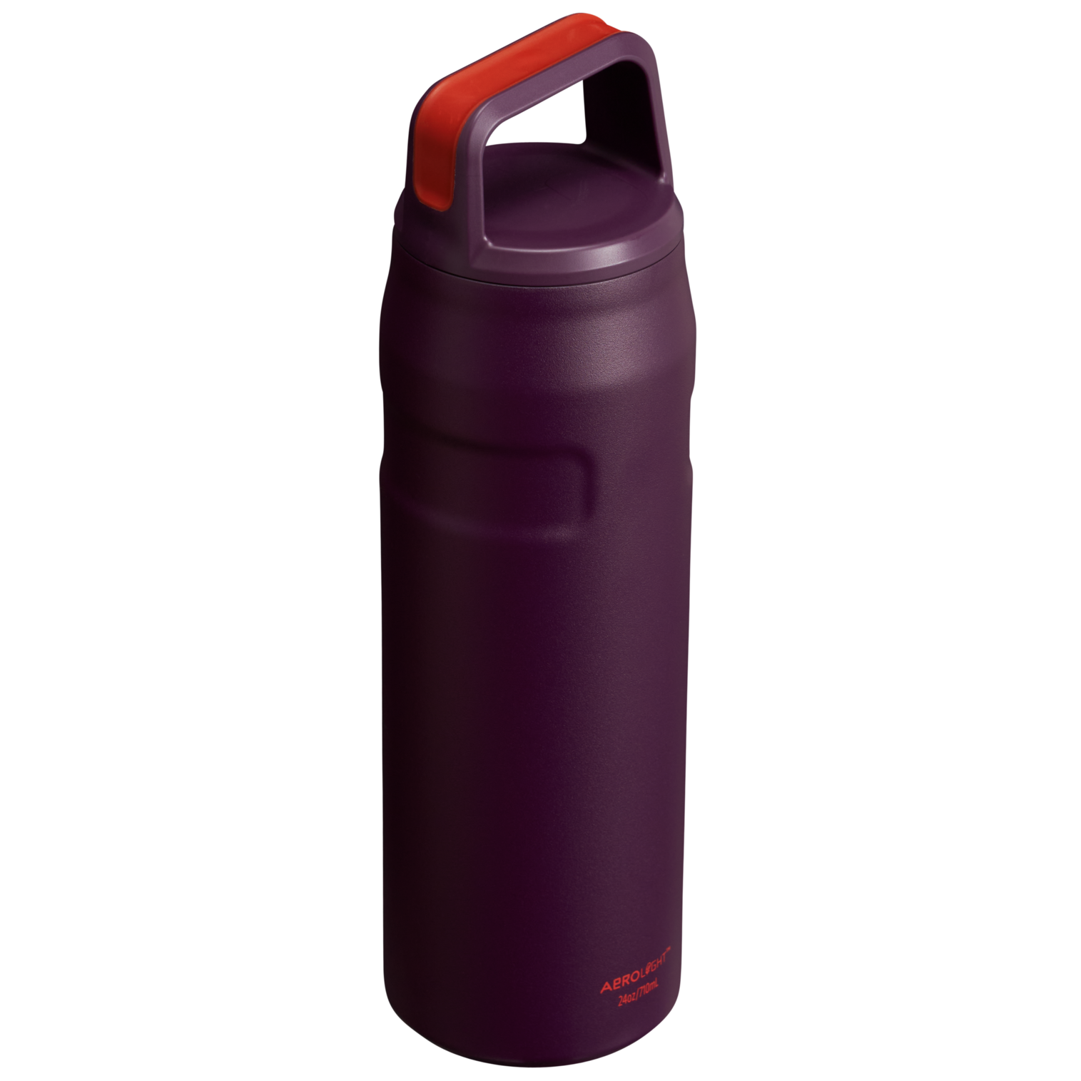 IceFlow™ 24 OZ Water Bottle with Cap and Carry+ Lid in Plum – Durable ...