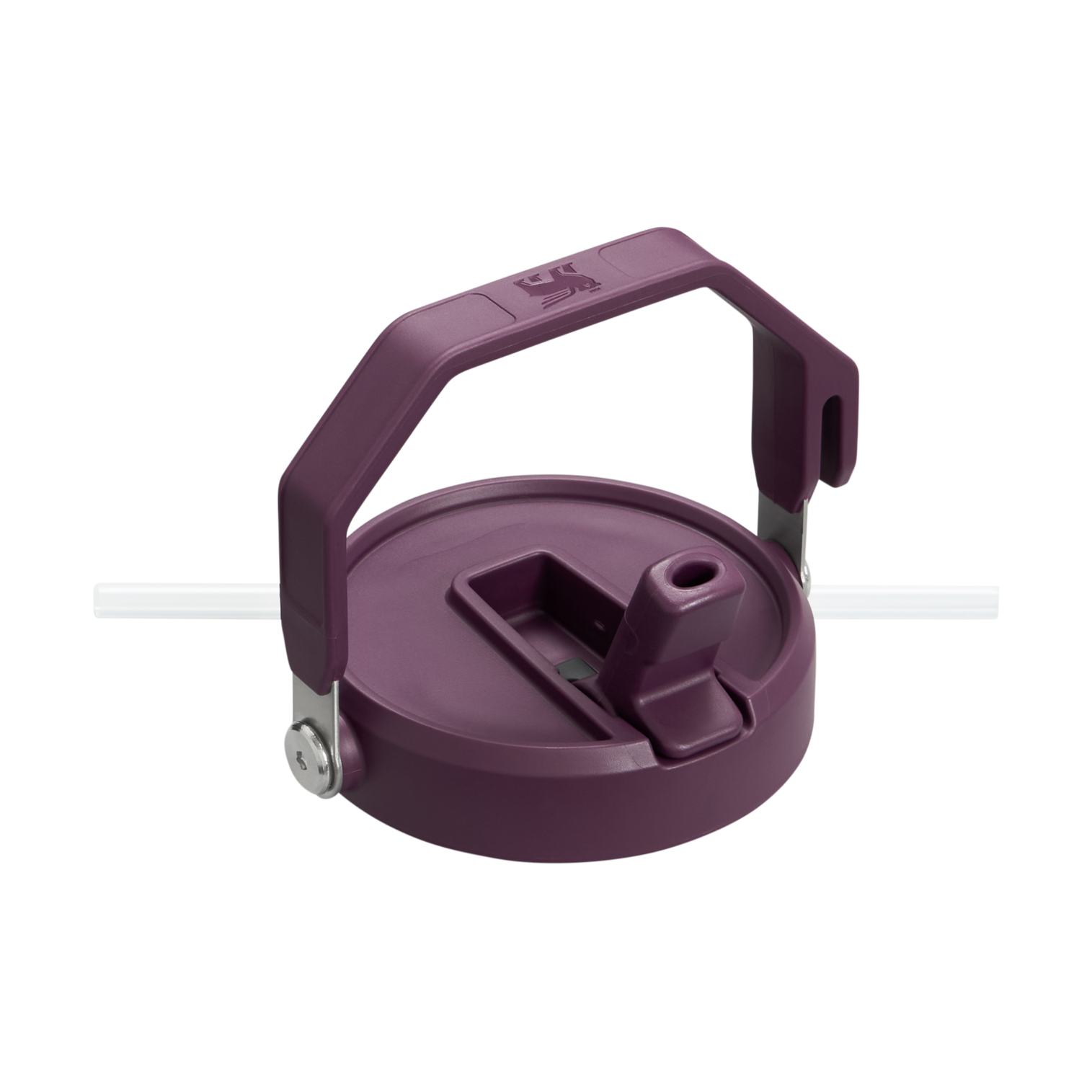 Insulated Water Jug 40 oz – IceFlow Flip Straw Jug in Tigerlily Plum ...