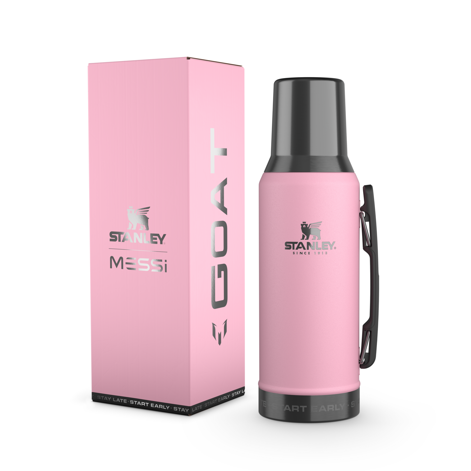 Messi x Stanley High Precision Flow Mate System 1.3 QT Pink GOAT – Best ...